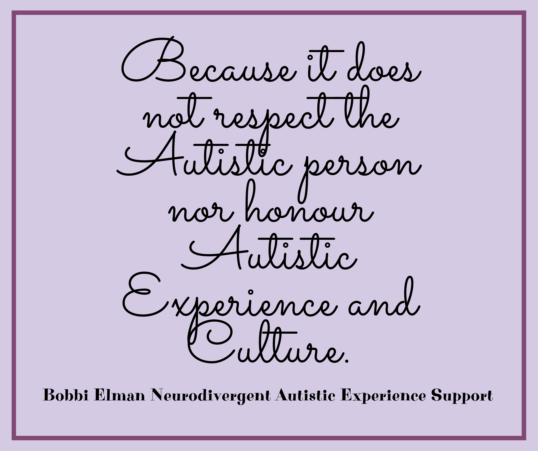 Why are we still using Behaviour based therapies???? – Bobbi Elman ...
